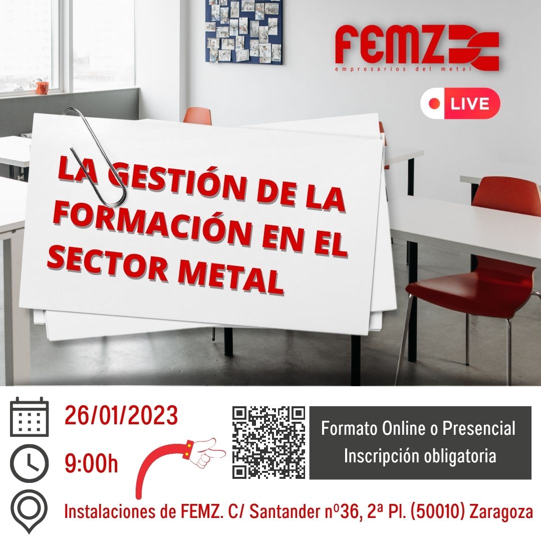 SEMINARIO: LA GESTIÓN DE LA FORMACIÓN EN EL SECTOR METAL – FEMZ